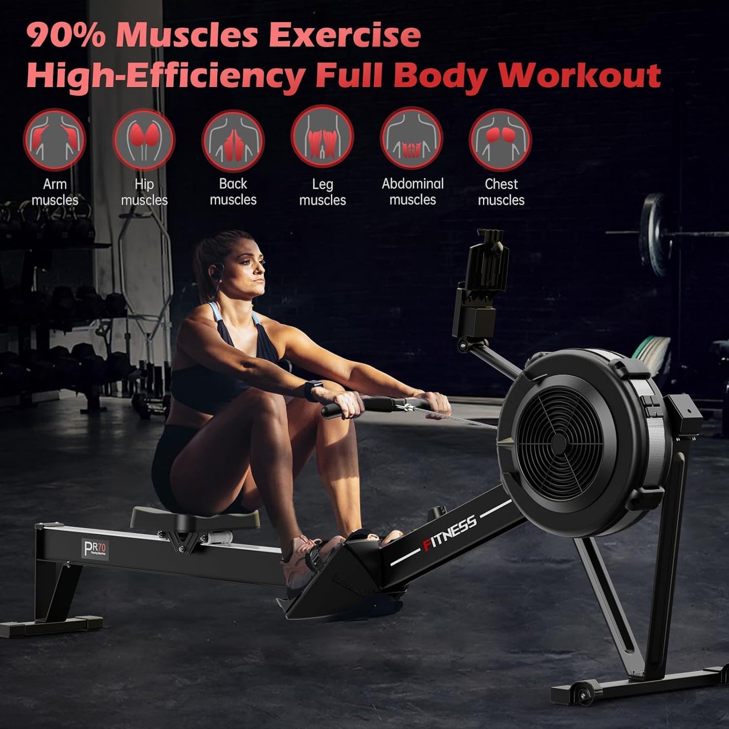PASYOU PR70 Air Resistance Rowing Machine – PASYOU Fitness