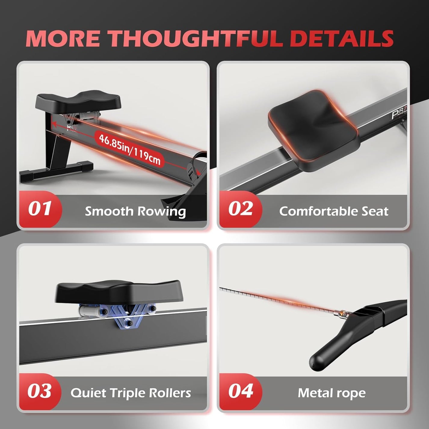 PASYOU PR70 Air Resistance Rowing Machine – PASYOU Fitness